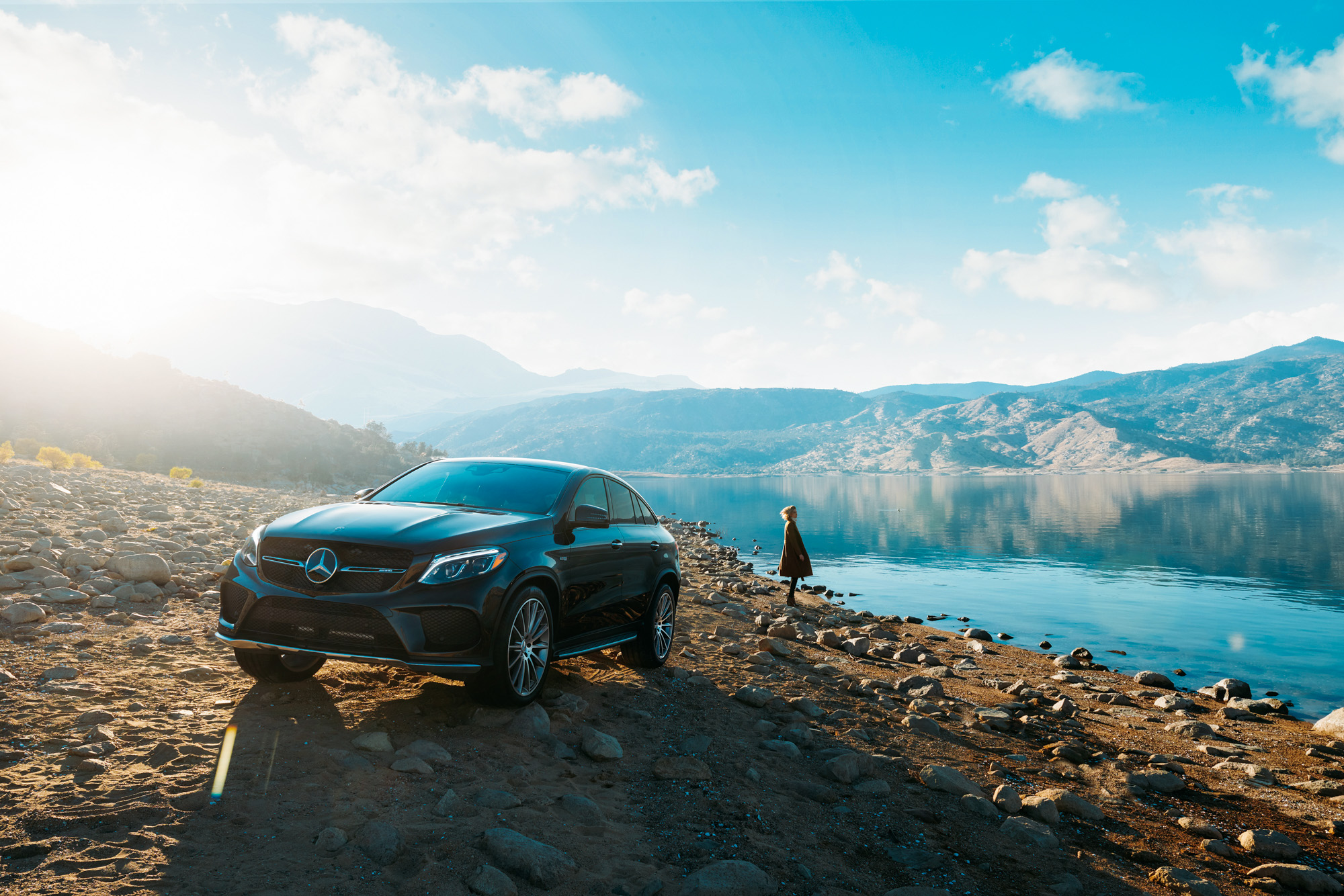 Serene Lake Adventure with Mercedes